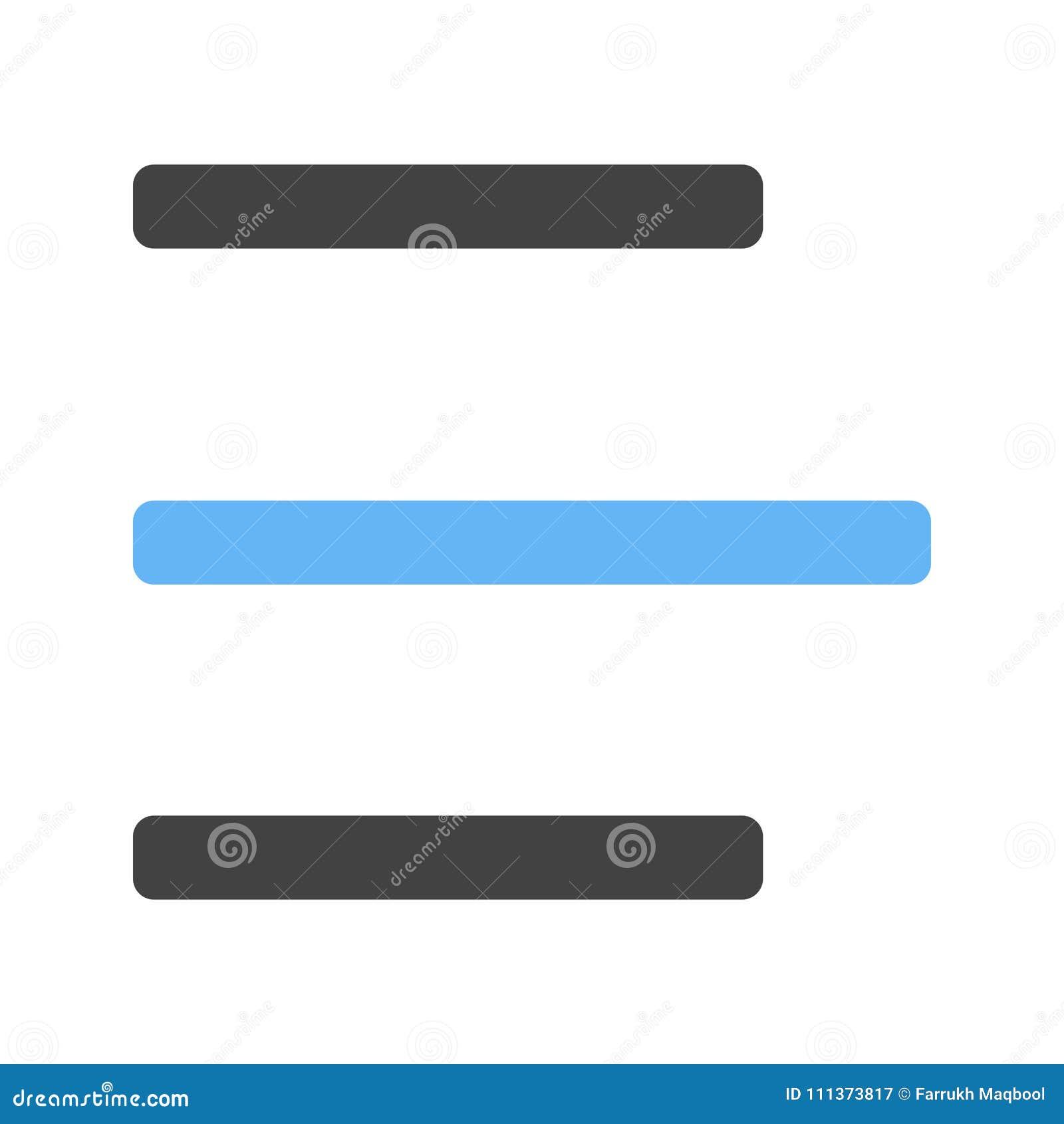 Left Align Icon stock vector. Illustration of left, text - 111373817