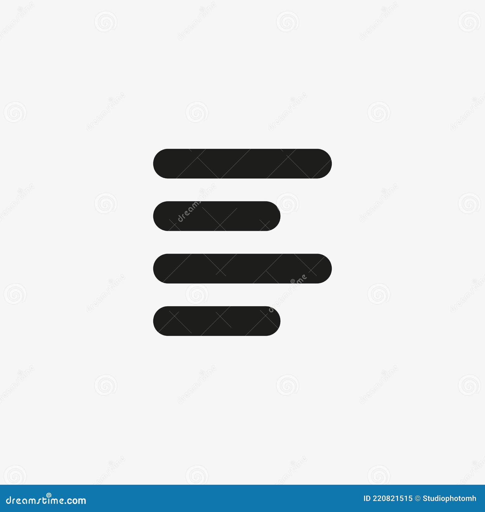 Left Alignment Icon In Neon Style. Can Be Used For Web, Logo, Mobile ...