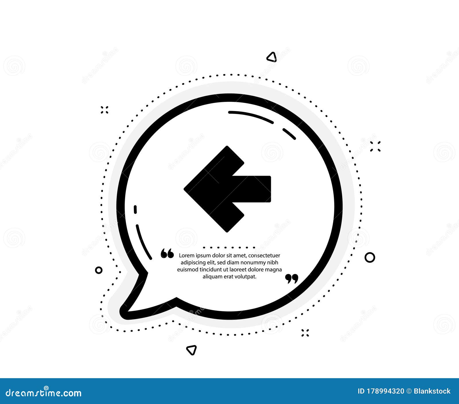 Left Arrow Icon. Direction Arrowhead. Vector Stock Vector ...