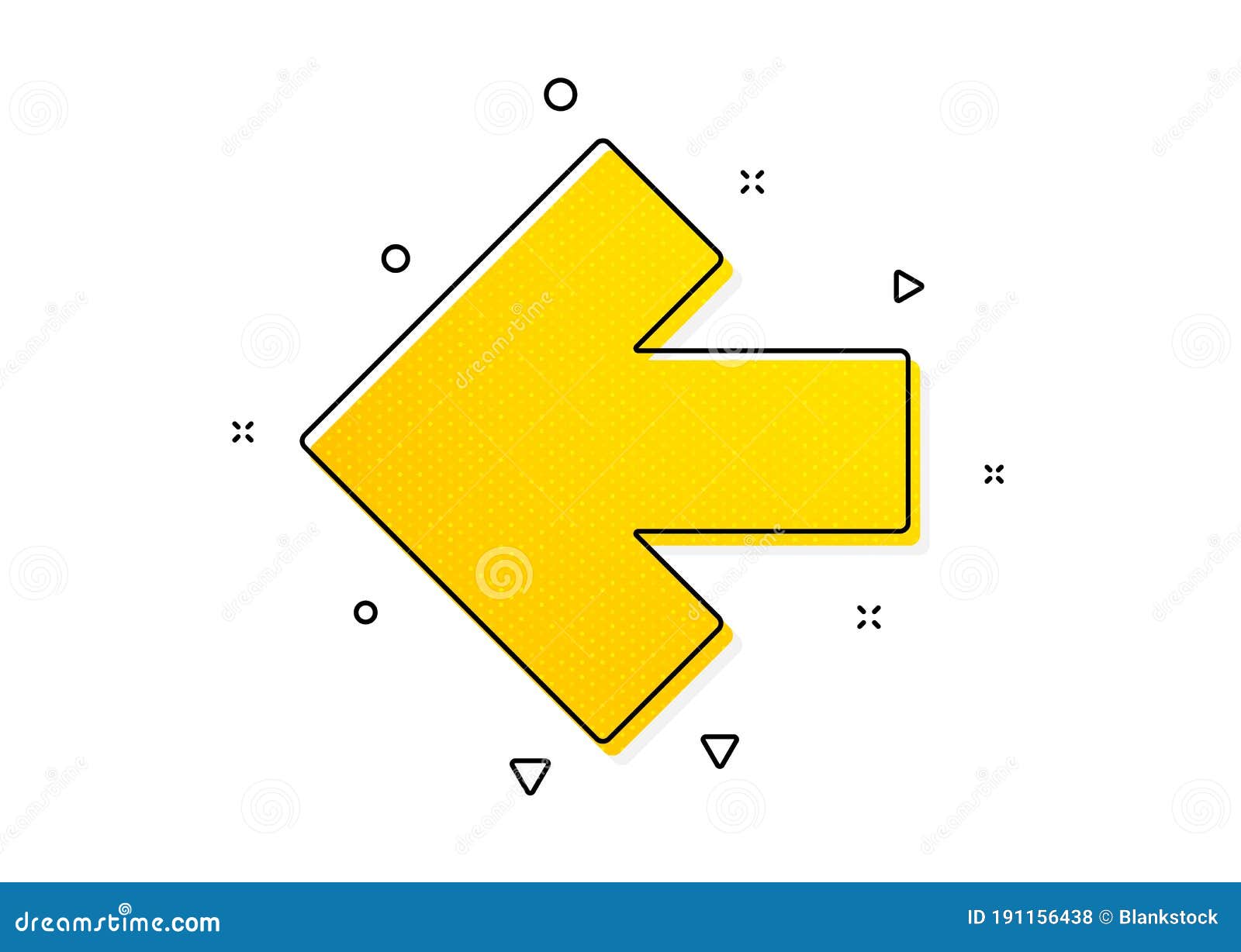 Left Arrow Icon. Direction Arrowhead. Vector Stock Vector ...