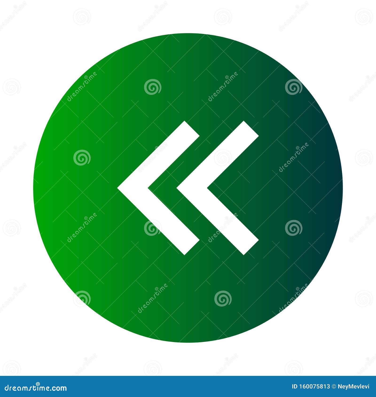Button or Icon or the Left Arrow Logo V.29 Stock Vector - Illustration ...