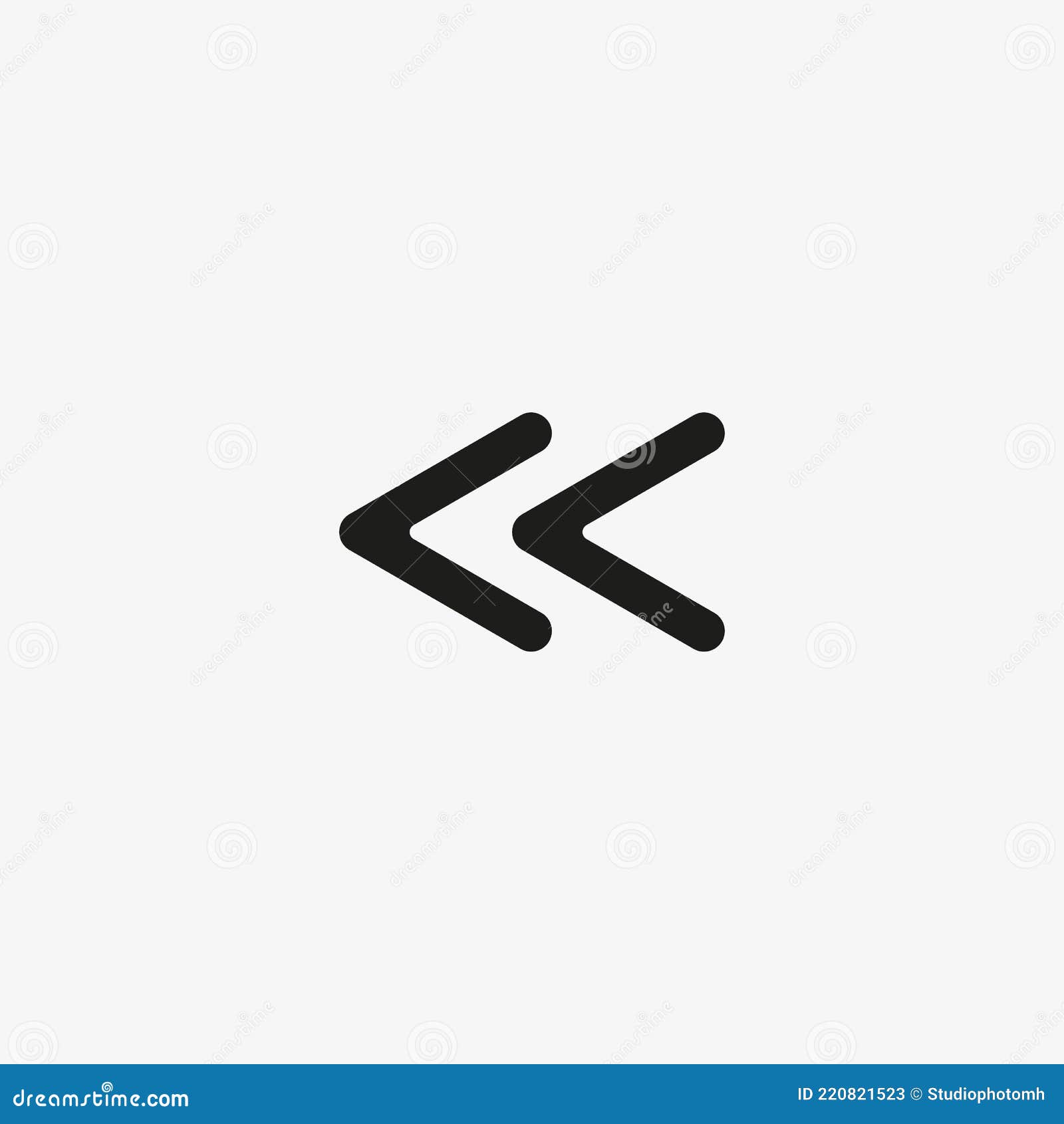 Left Arrow Icon. Previous Page, Go Back Sign for Website and Mobile App ...