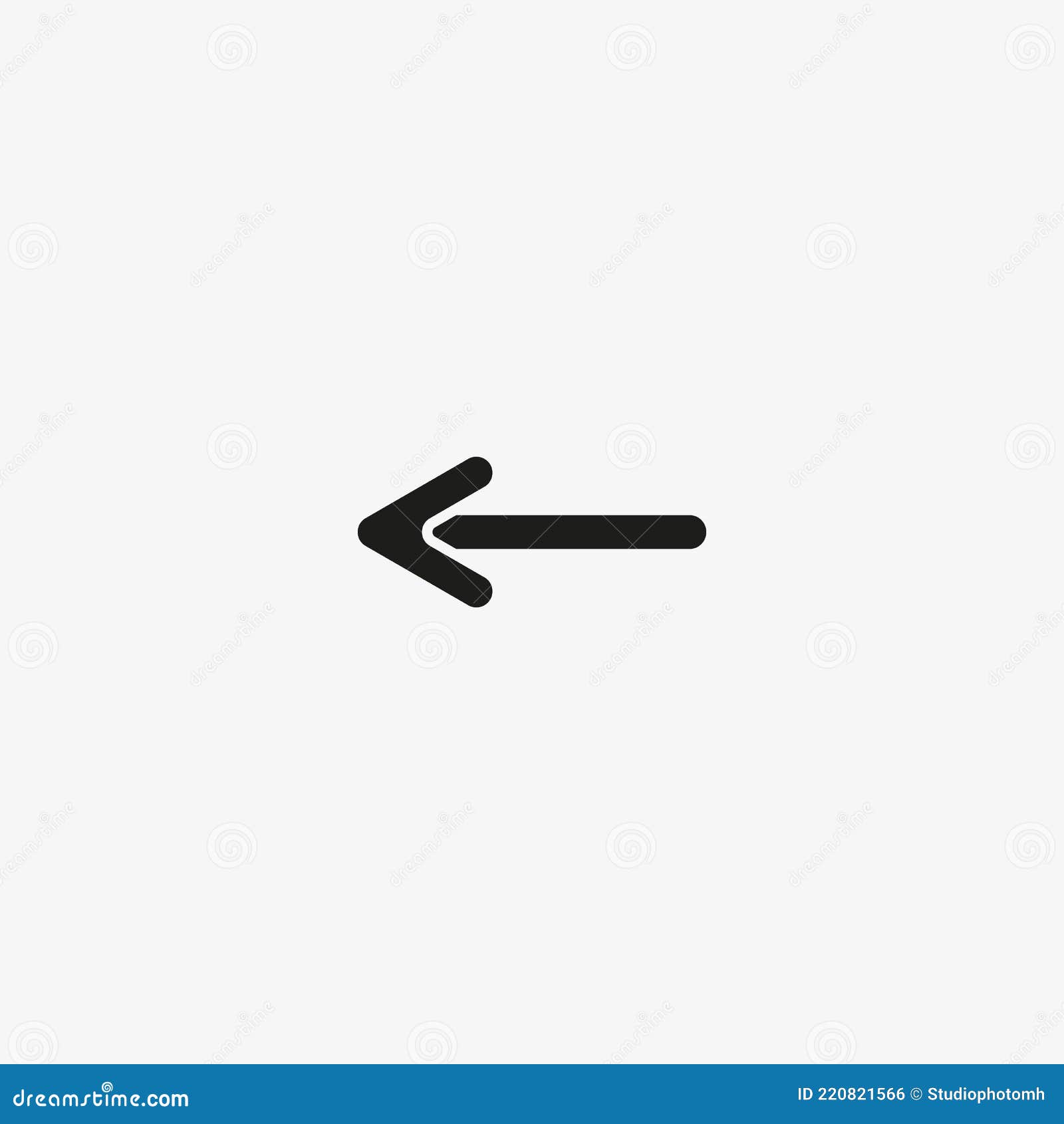 Left Arrow Icon. Previous Page, Go Back Sign for Website and Mobile App ...