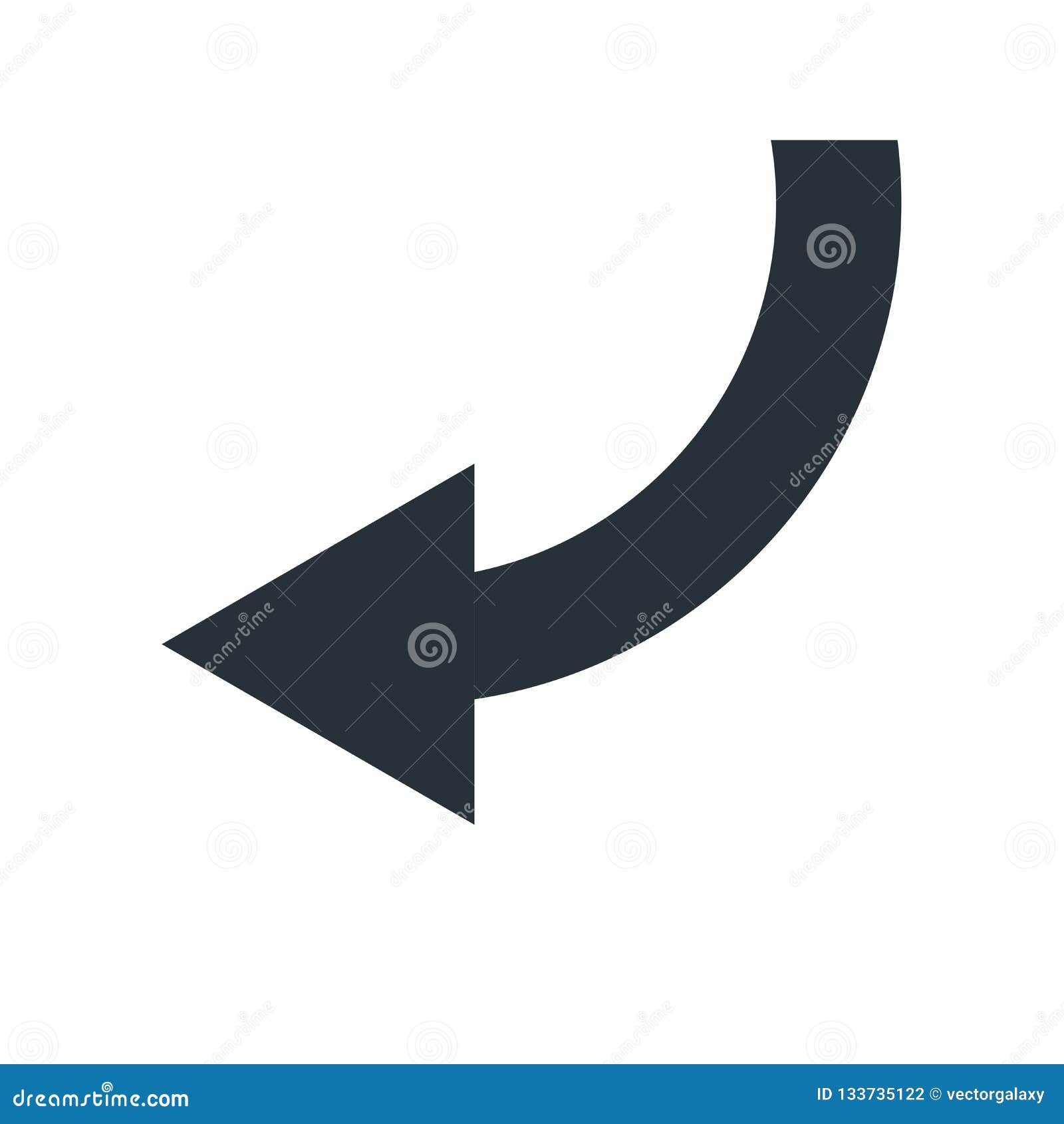 Black Left Arrow Icon