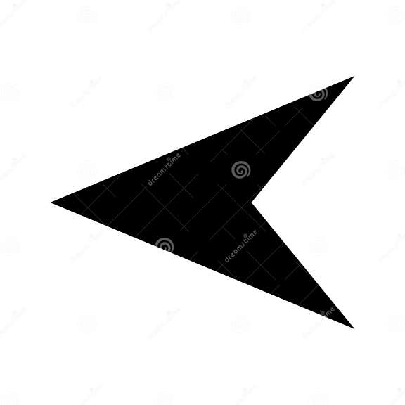 Left arrow sign icon stock vector. Illustration of arrows - 224651834