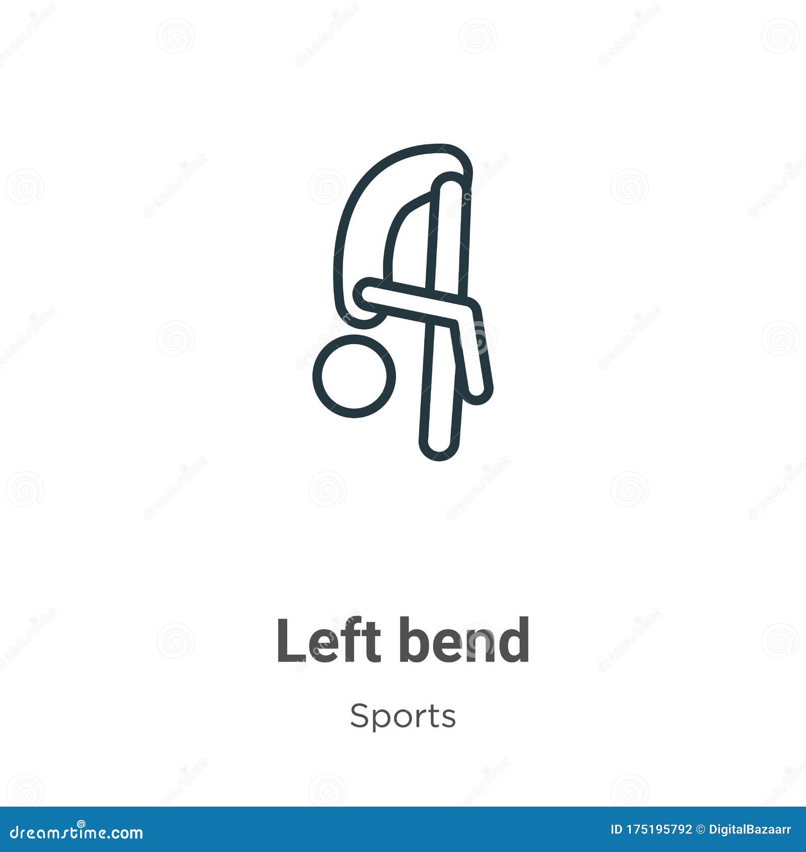 Left Bend Road Signs Or Symbols Cartoon Vector | CartoonDealer.com ...