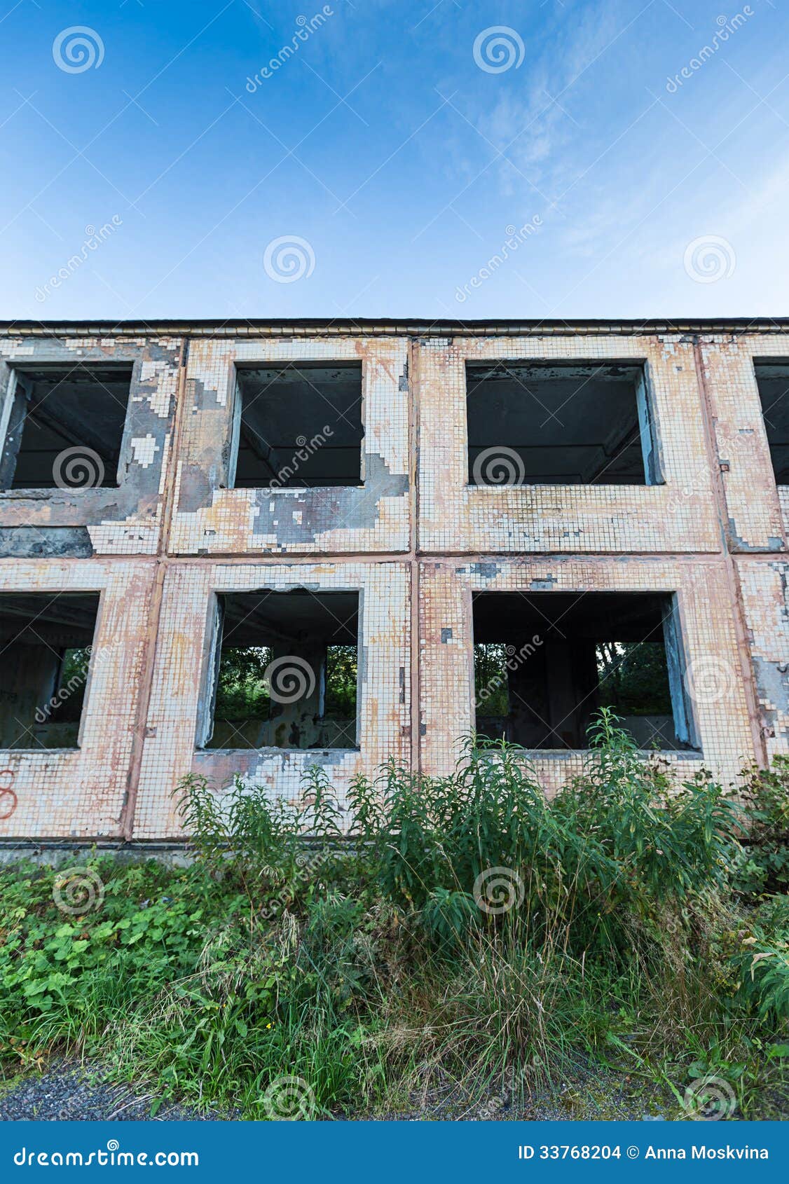 Left broken building stock photo. Image of frame, door - 33768204