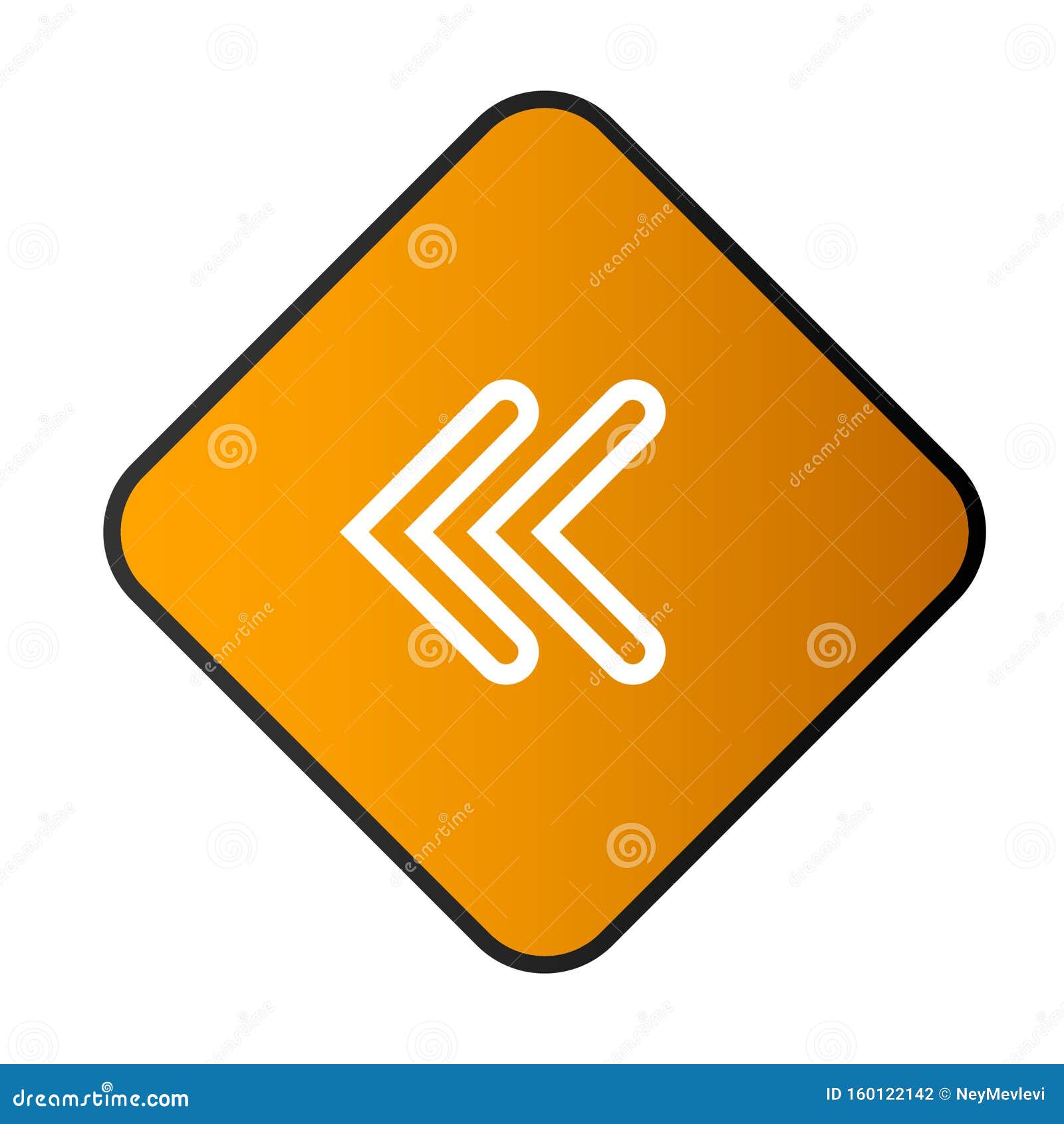 Left Button with Rectangular Frame Part 15 Stock Vector - Illustration ...