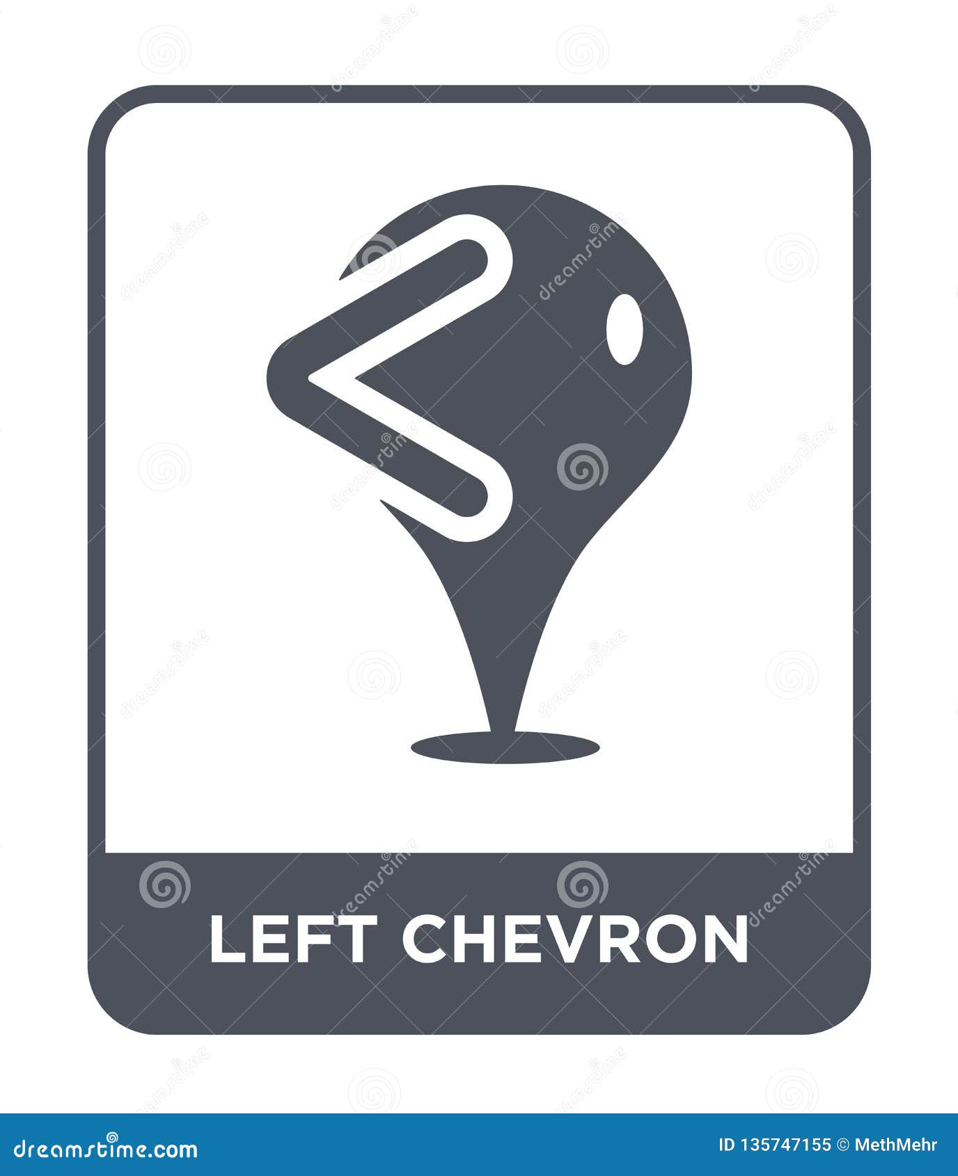 Left Chevron Icon Vector From Essentials Ui Concept. Thin Line ...