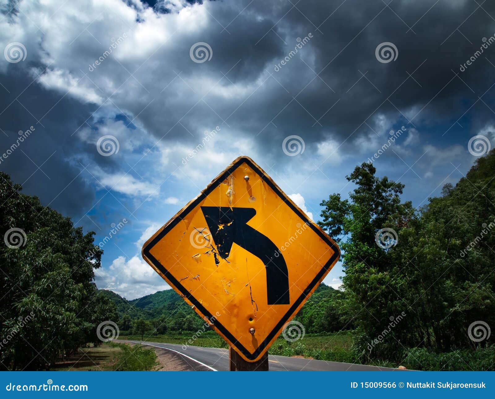 Left curve stock photo. Image of street, shine, highway - 15009566