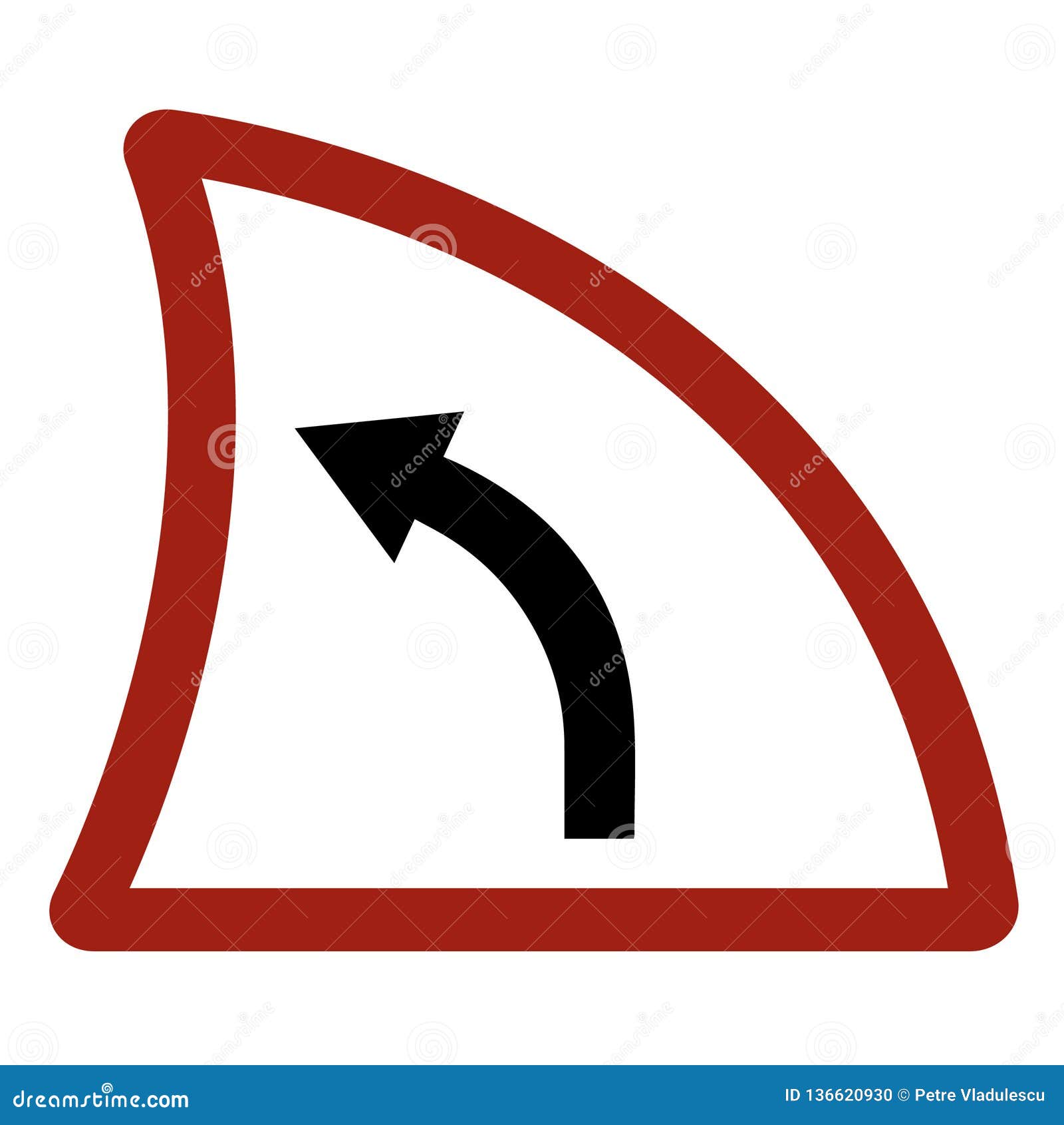 Left Curve Arrow Concept Vector Linear Icon Isolated On Transparent ...