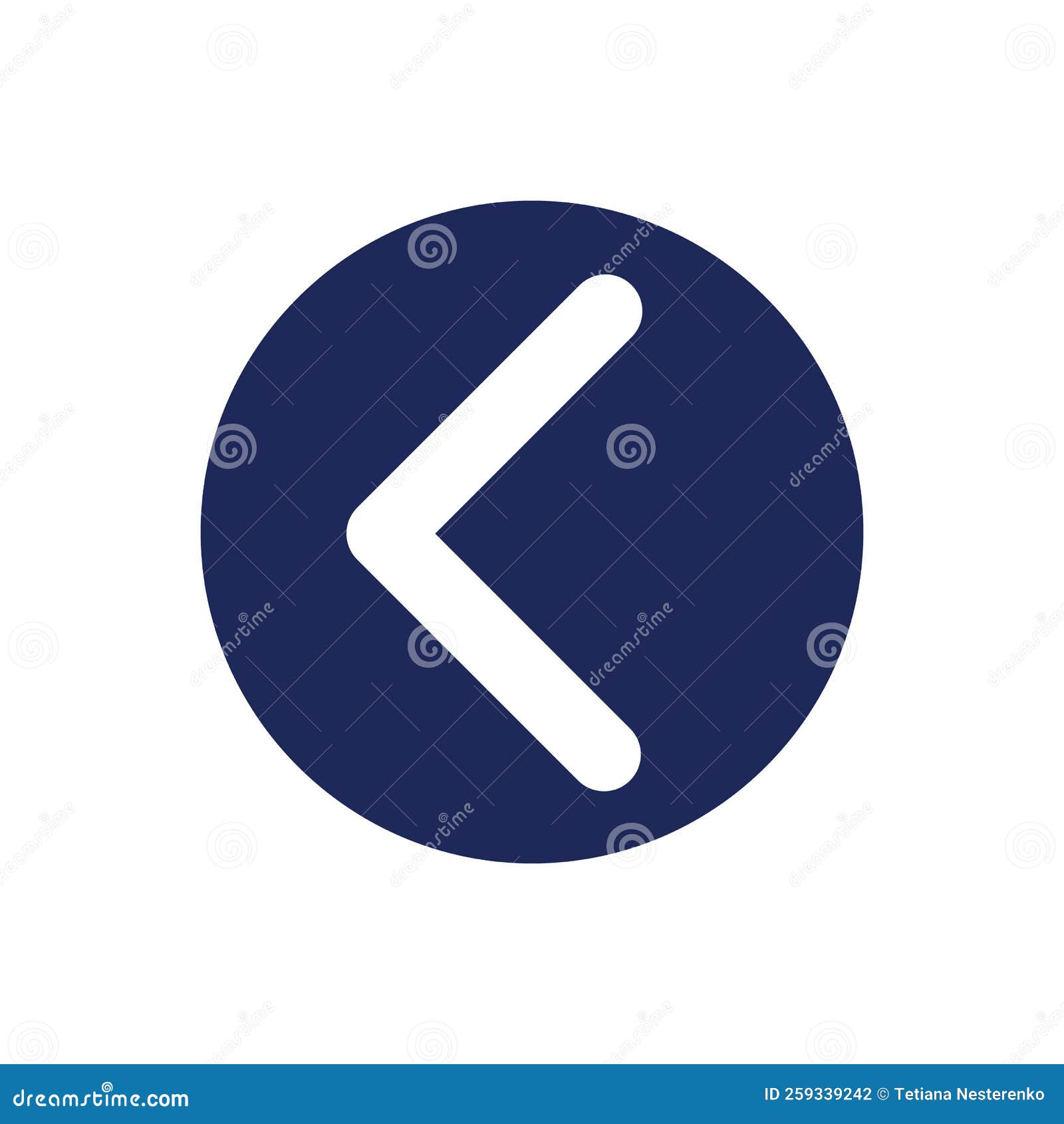 Left Direction Arrow Black Glyph Ui Icon Stock Vector - Illustration of ...