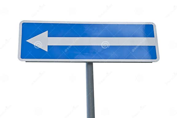 Left direction sign stock image. Image of adboard, notice - 18717145