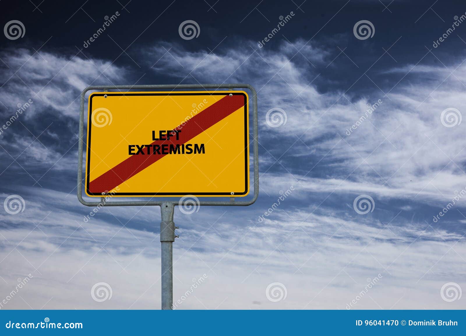 LEFT EXTREMISM - Image with Words Associated with the Topic EXTREMISM ...