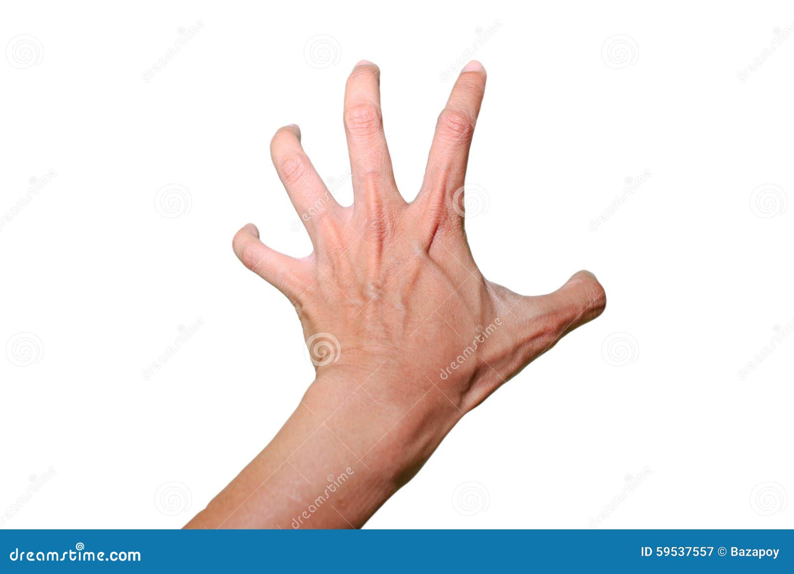 The Left Hand is Grabbing Something Stock Image - Image of digit ...