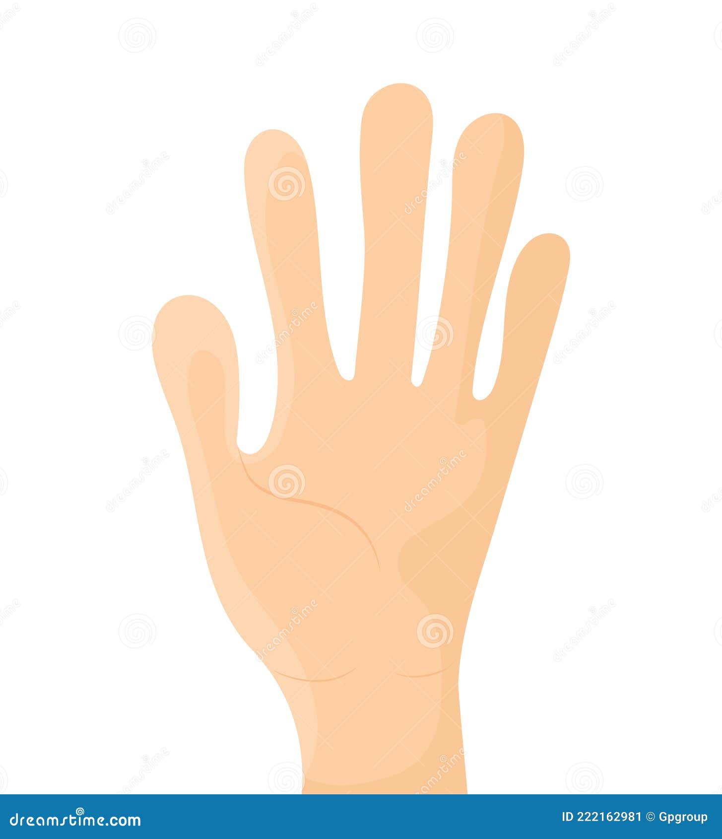 Left hand icon stock vector. Illustration of isolated - 222162981
