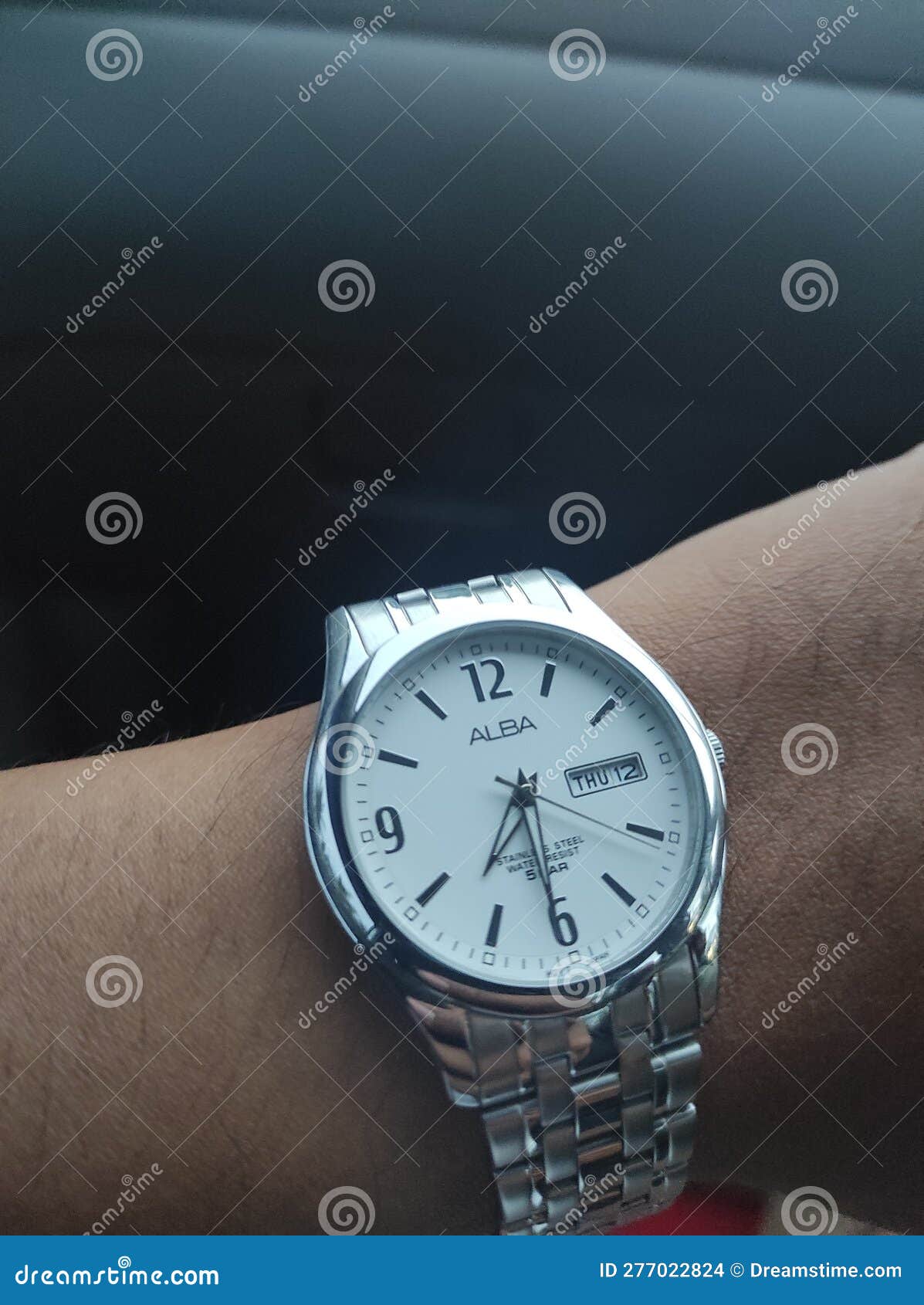 Left Hand Watch in Evening Ride Editorial Stock Image - Image of watch ...