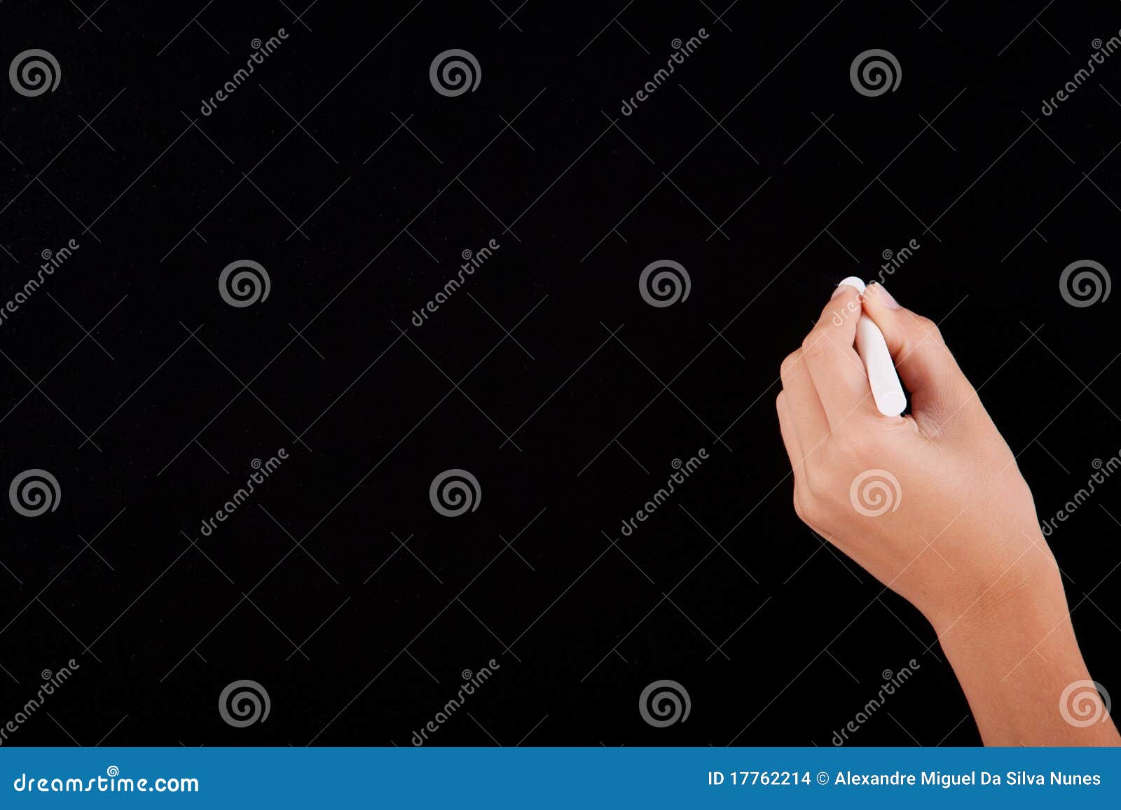 Left Hand Writing on a Blackboard Stock Photo - Image of lesson ...