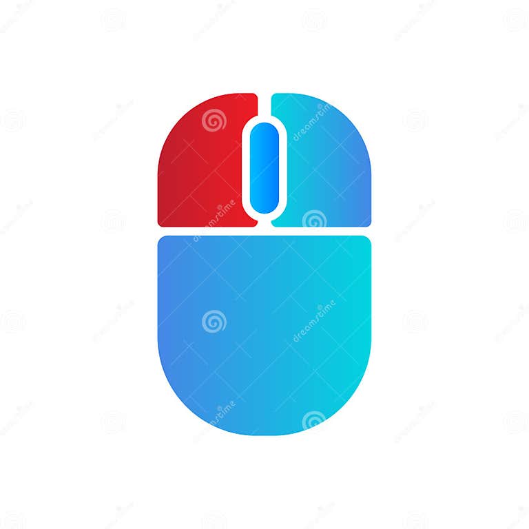 Left Mouse Button Click. Active Button Left Click Demonstration Stock ...