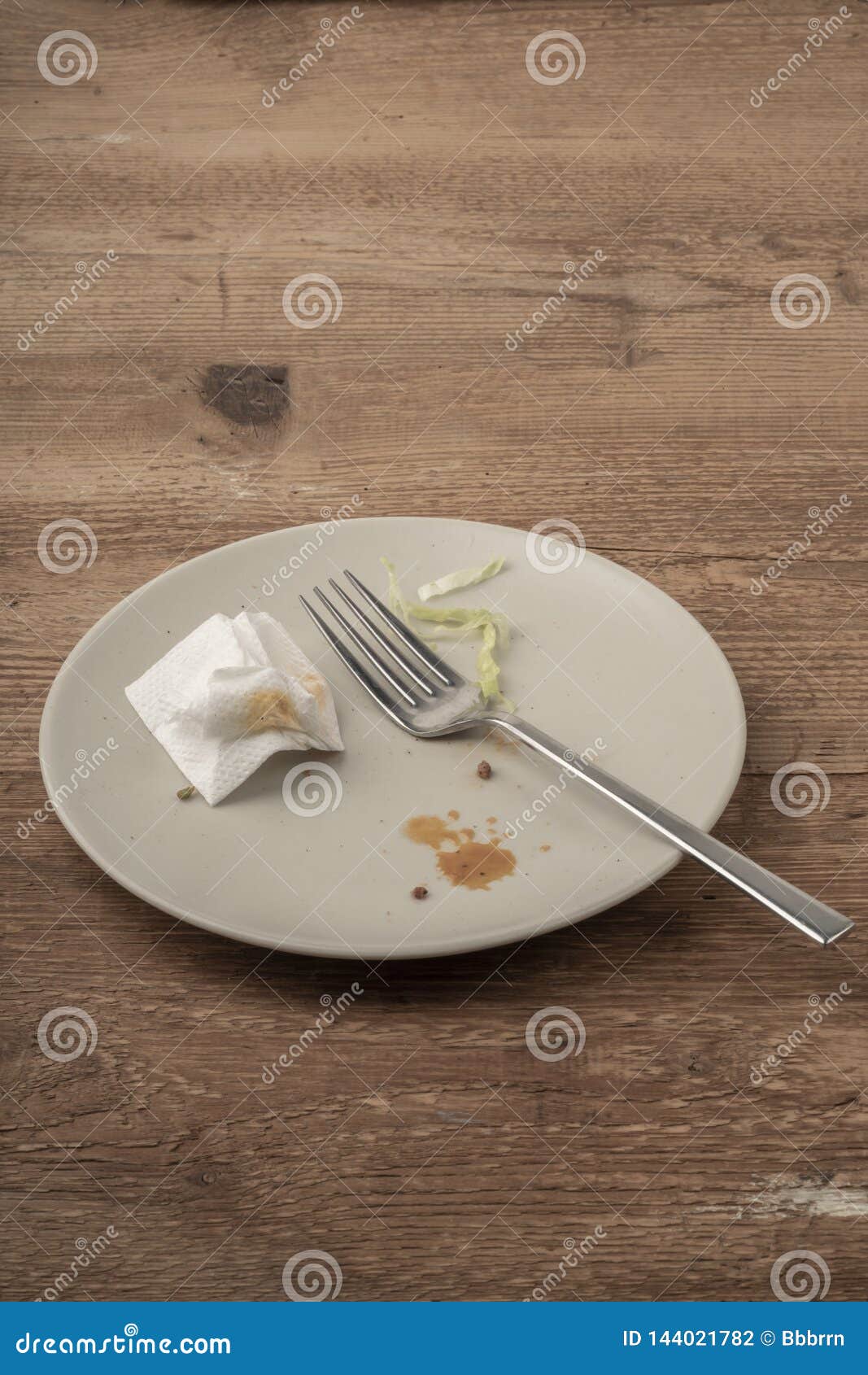 Left Overs of a Dinner on Table Stock Photo - Image of overs, dirty ...