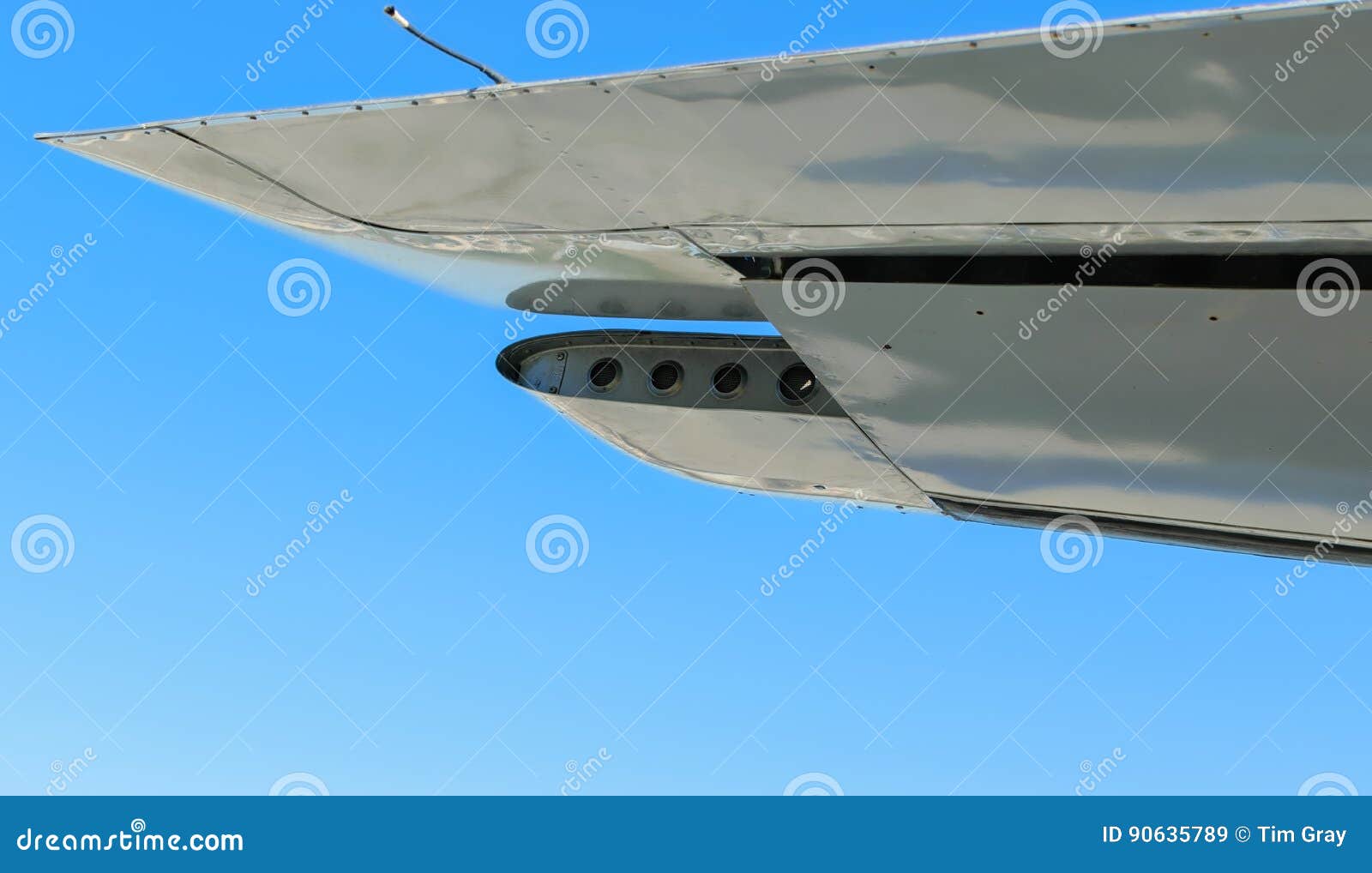 Left or port side wing stock image. Image of aircraft - 90635789