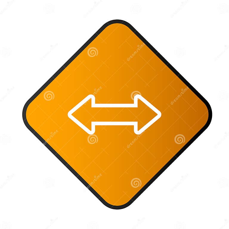 Left and Right Arrow Button with Rectangular Frame 02 Stock Vector ...