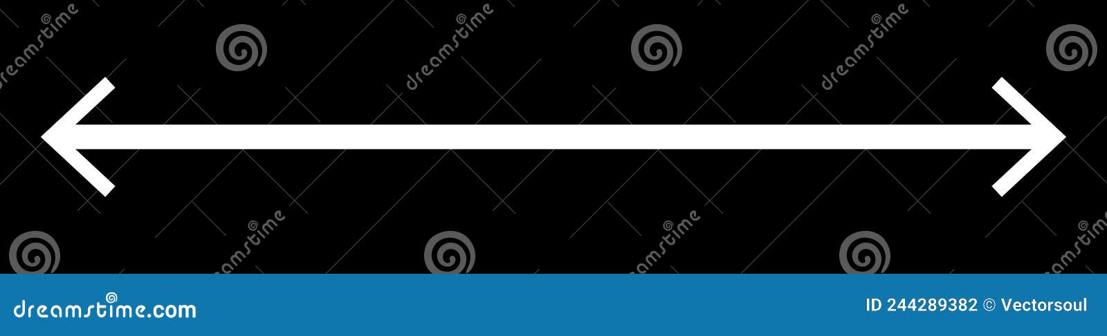 Left And Right Arrow Pointer Cursor In Opposite Direction Intersection Navigation Forward