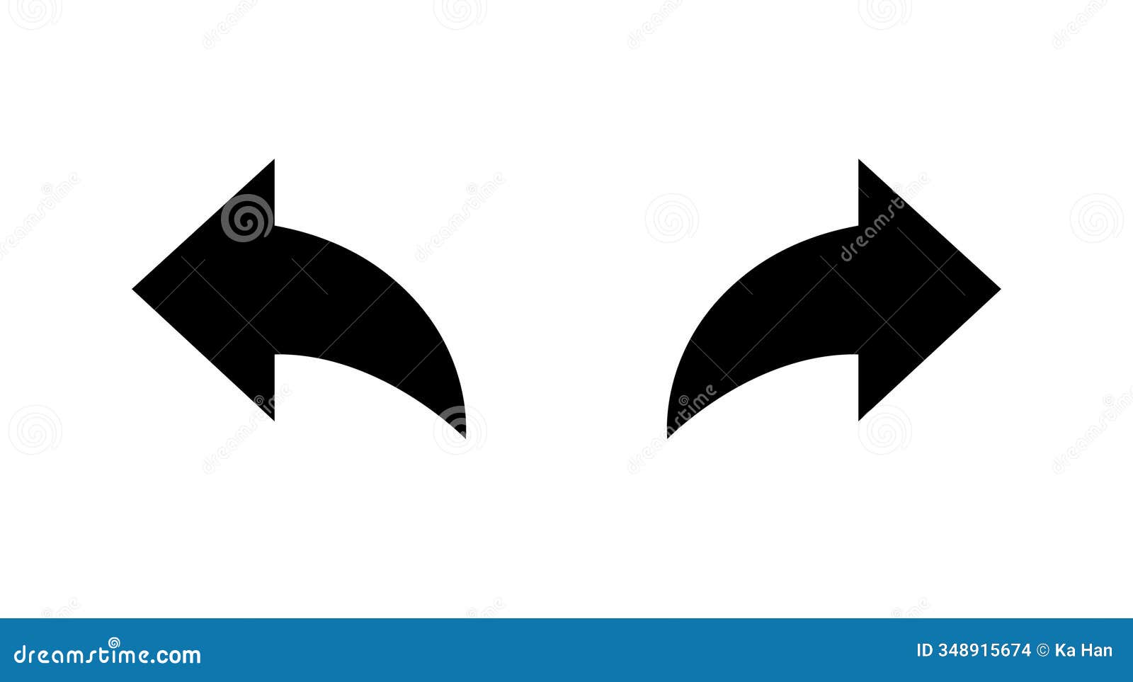 Undo And Redo Arrow Icon, Arrow Vector, Direction Illustration ... Undo And Redo Arrow Icon, Arrow Vector, Direction Illustration ...