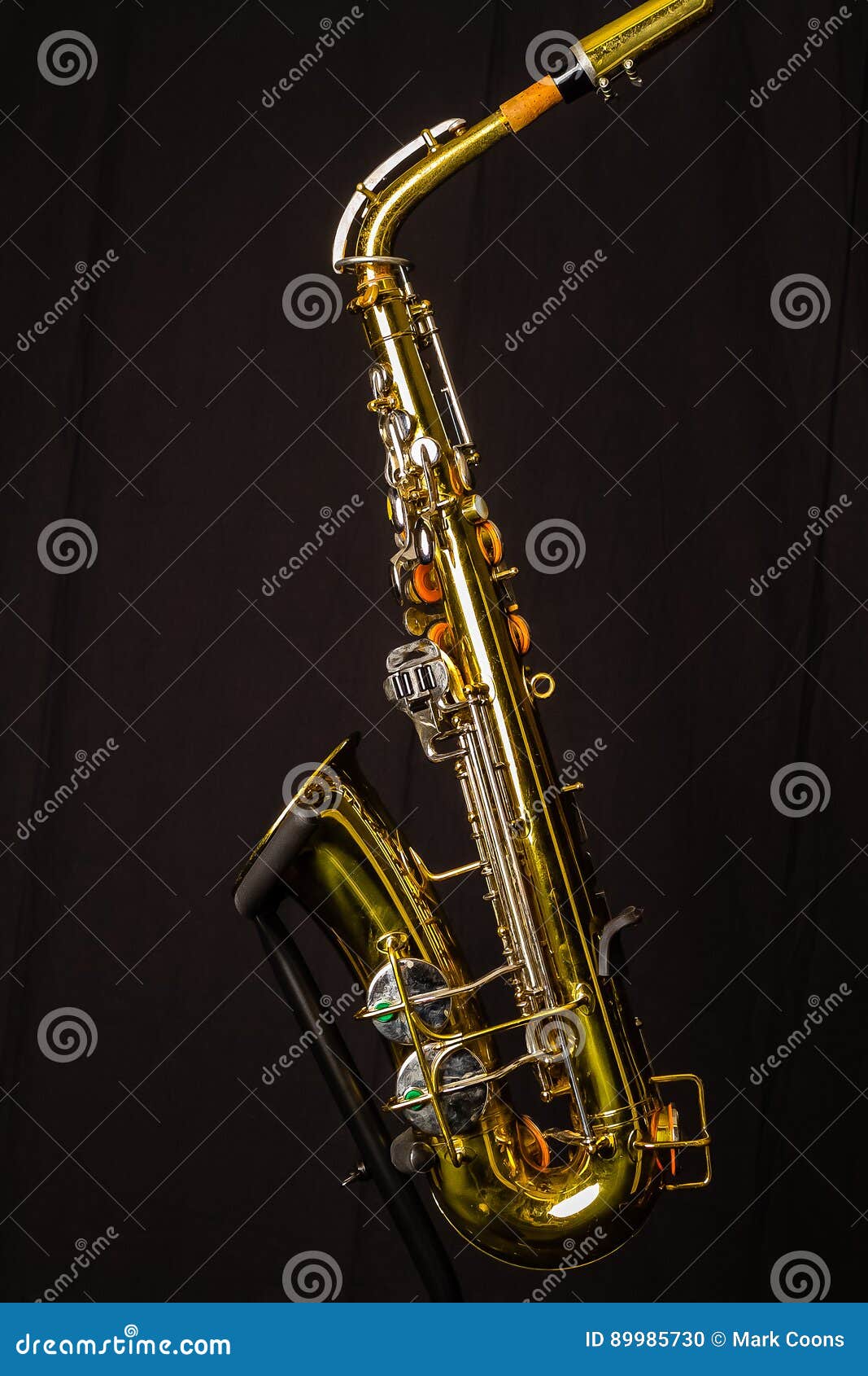 The Left Side of an Alto Sax Stock Photo - Image of stand, rock: 89985730