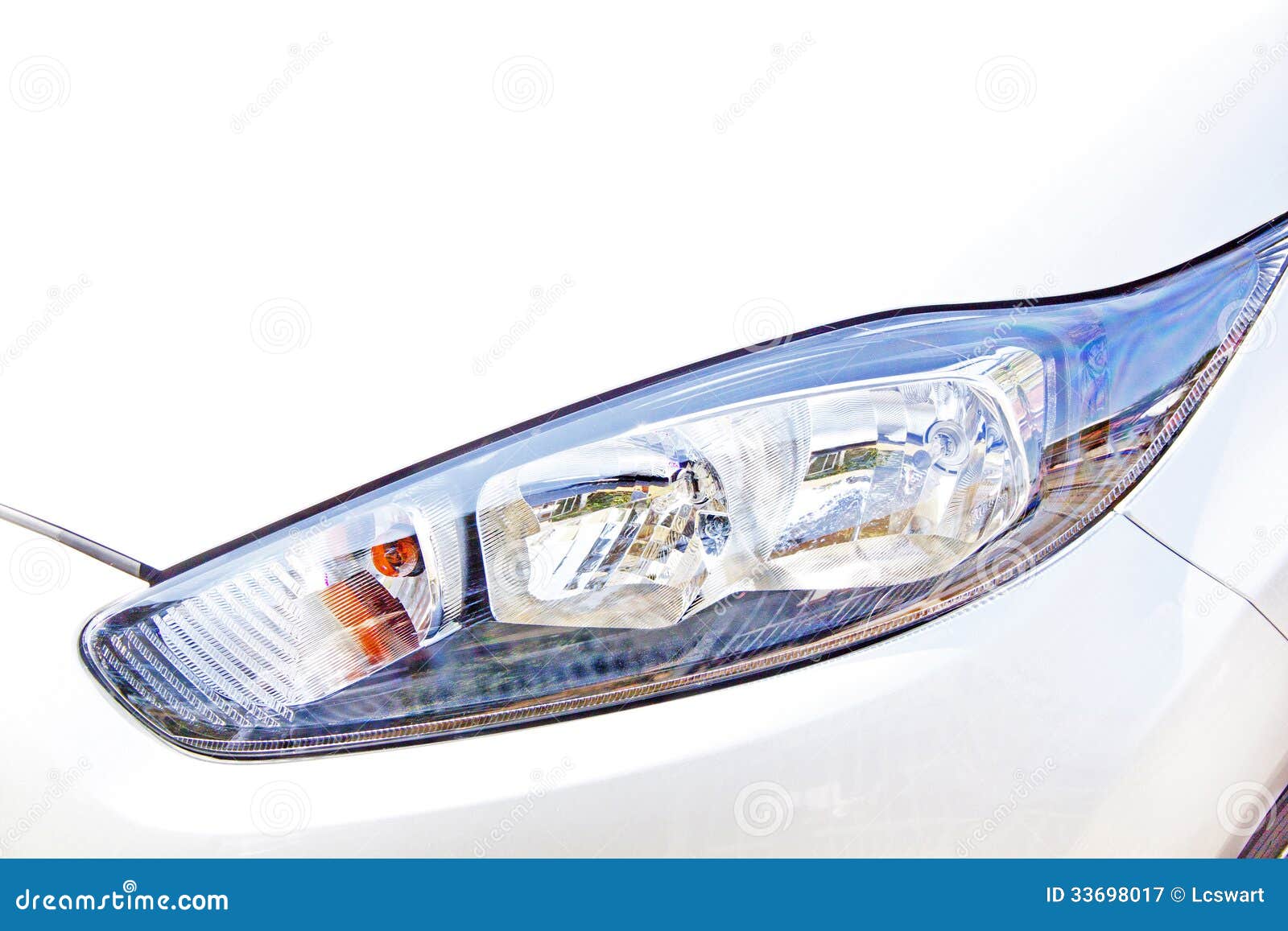 Left Side Closeup of Vehicle Front Headlamp Assembly Stock Image ...