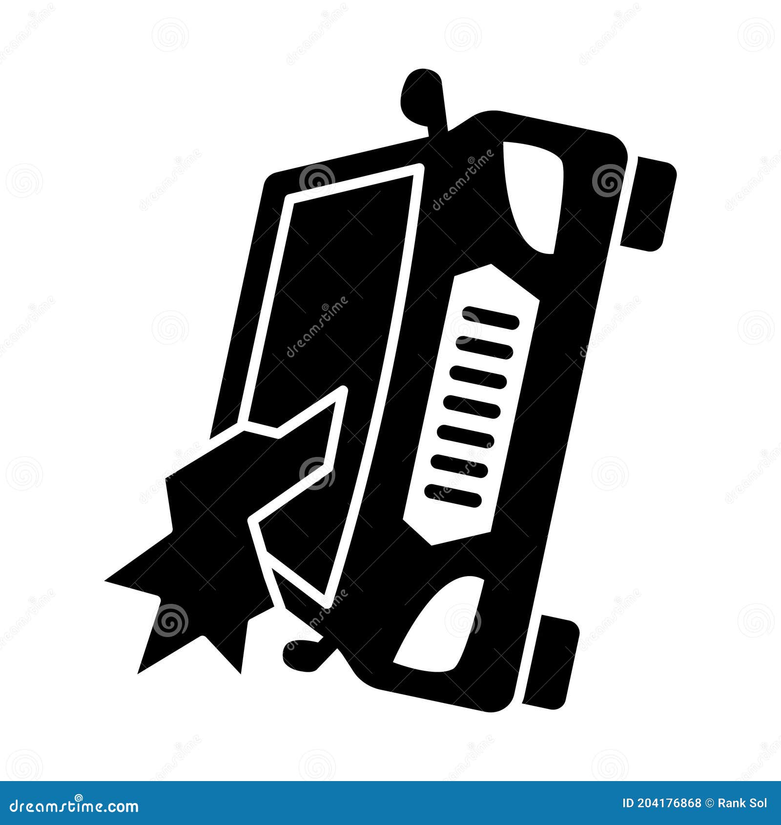 Left Side Crash Car Isolated Vector Icon that Can Be Easily Modified or ...