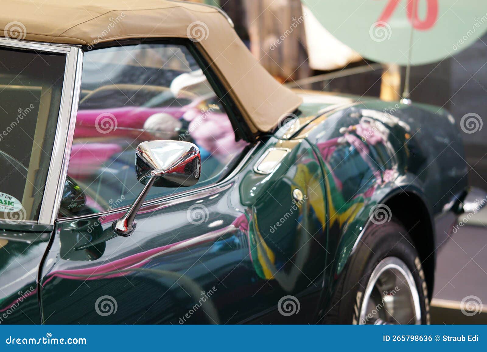 Left side of a musclecar stock photo. Image of left - 265798636