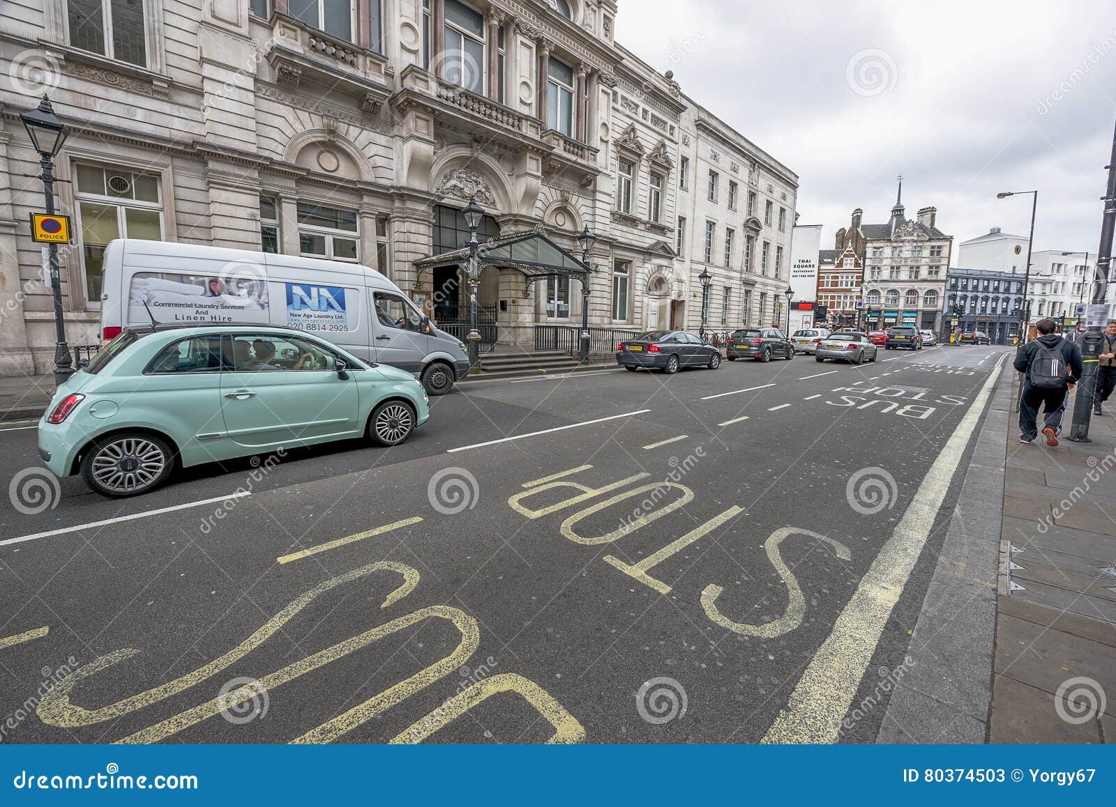 Left Side Traffic at London Streets Editorial Stock Photo - Image of ...