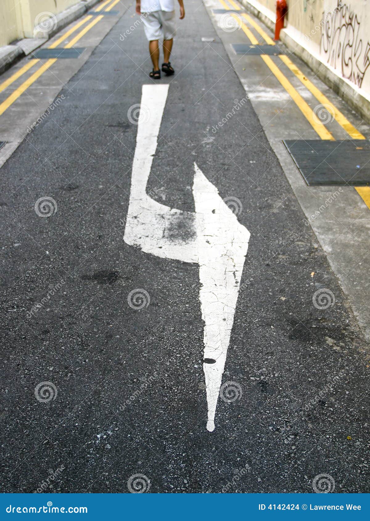 Left Turn Ahead Route Road Sign Perspective, Yellow Isolated Roadside ...