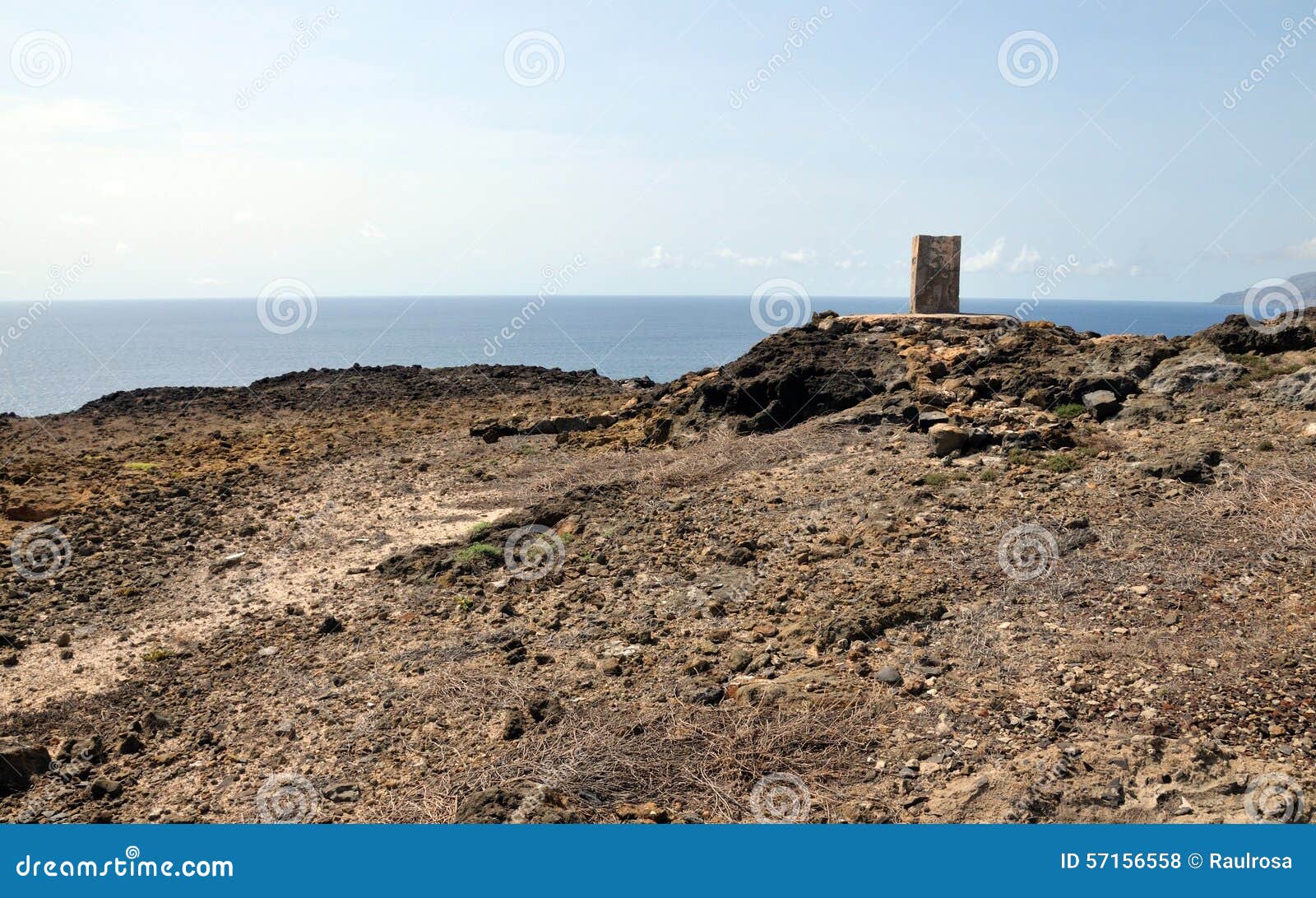 Leftover concrete slab stock photo. Image of island, cloudscape - 57156558