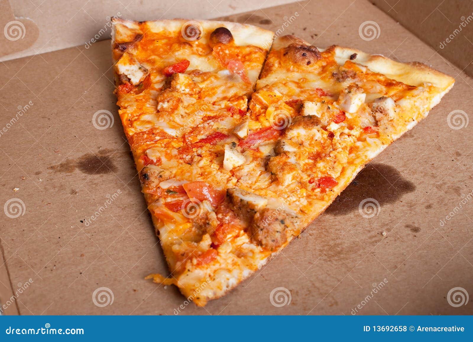 Leftover Pizza stock photo. Image of meal, carboard, buffalo - 13692658