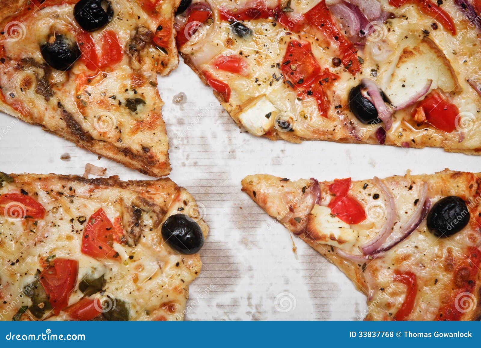 Leftover pizza stock photo. Image of onion, takeaway - 33837768