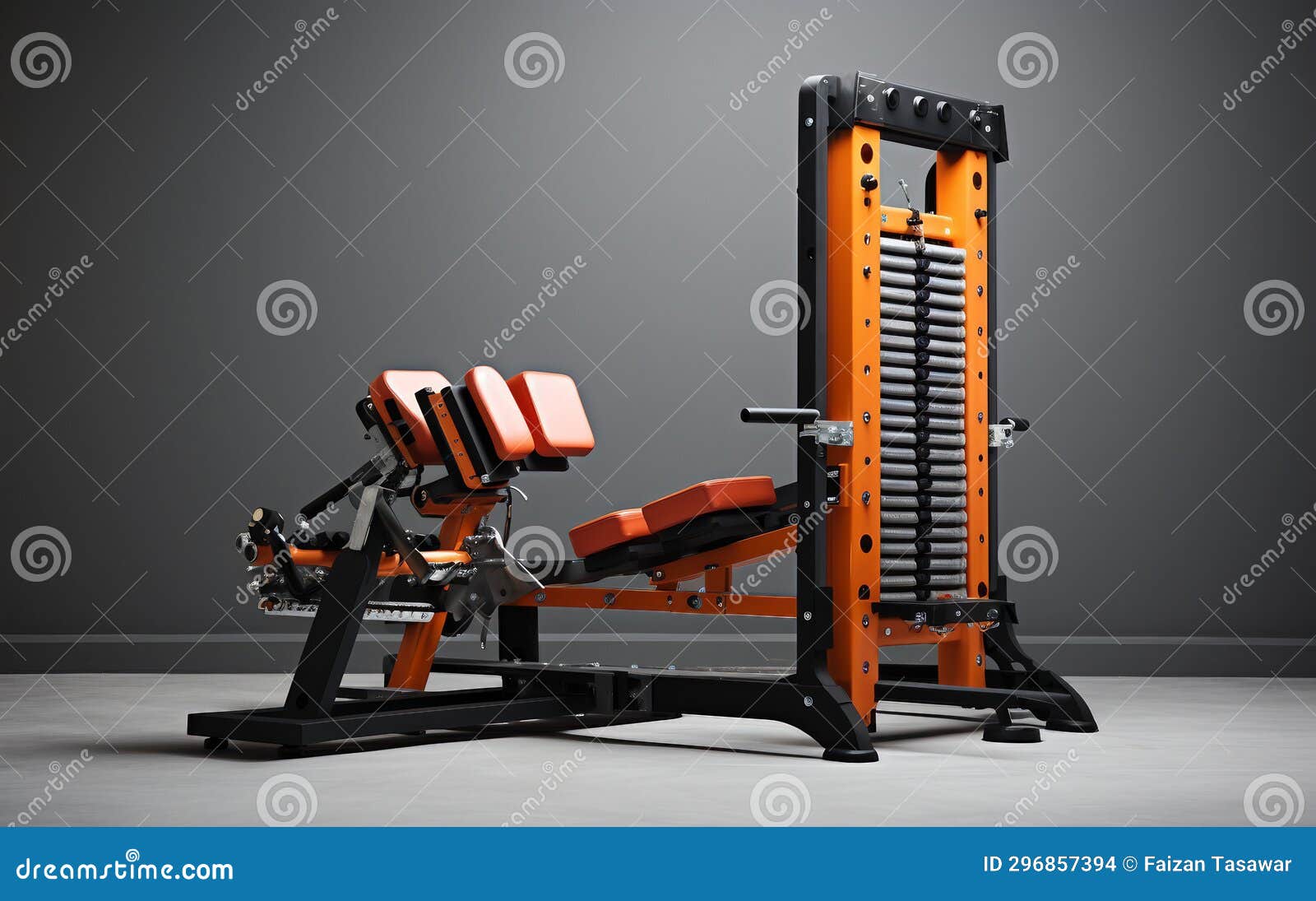 Leg Extension Machine Transparent Background -Generative Ai Stock ...