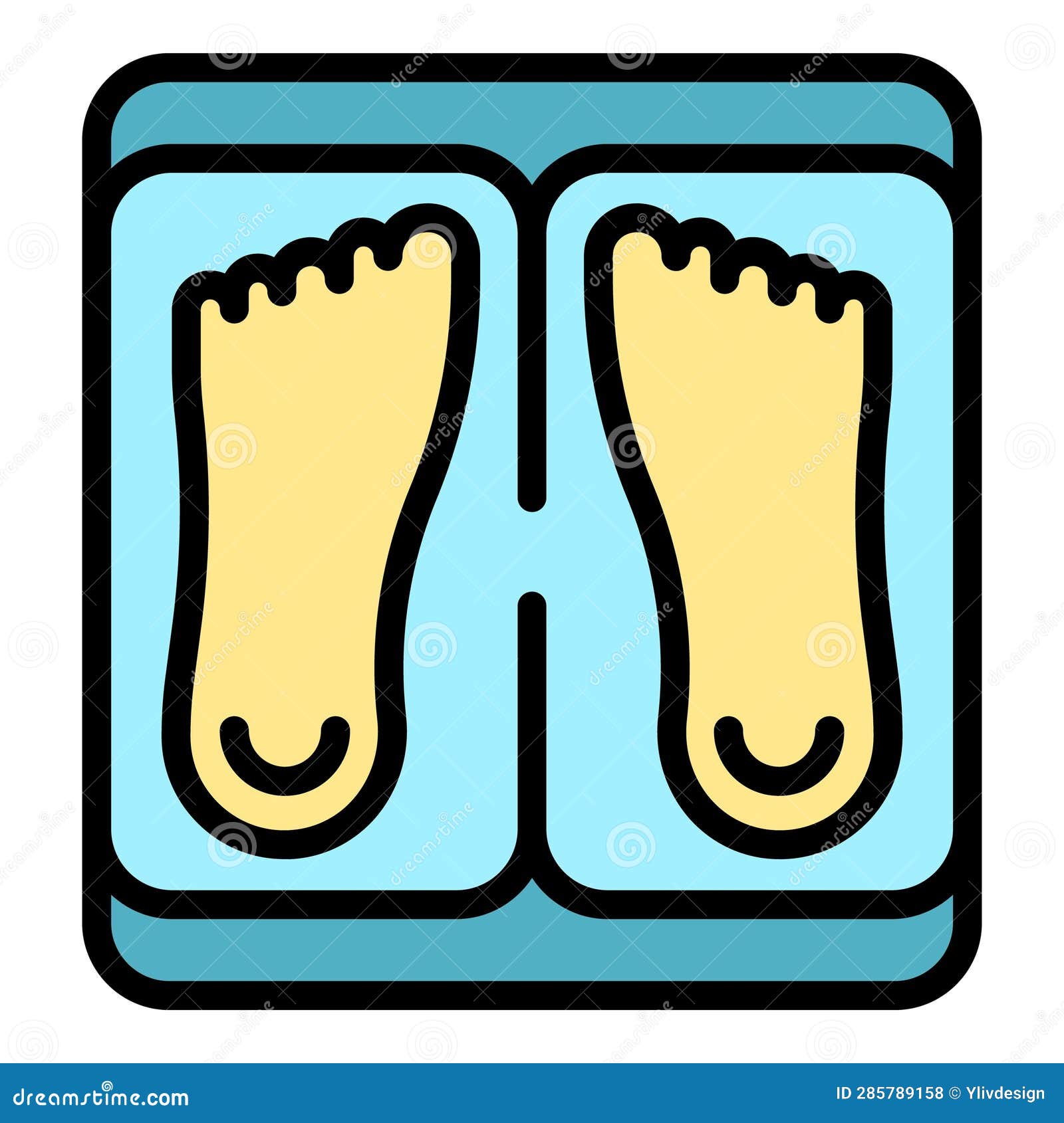 Leg Hydro Massage Icon Outline Vector. Physio Therapy | CartoonDealer ...