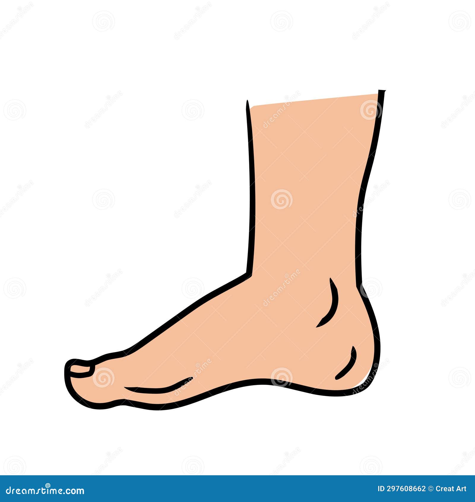 Leg illustration vector stock illustration. Illustration of banner ...