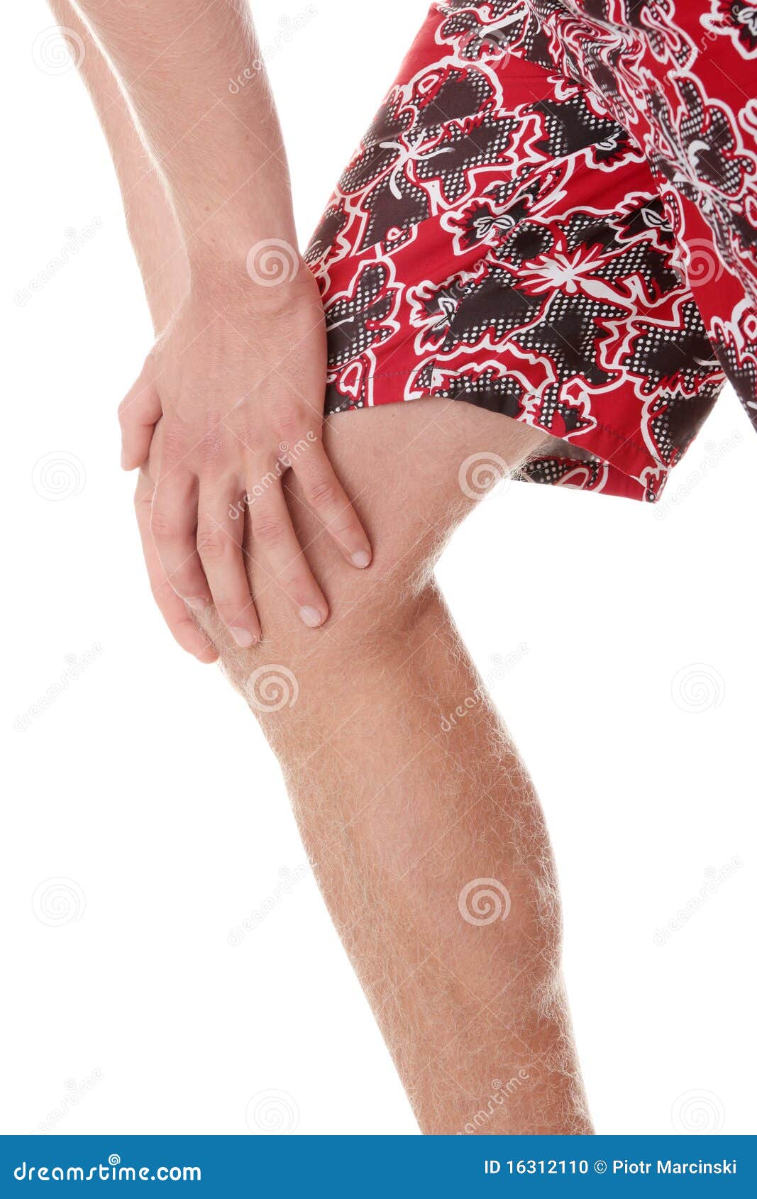 Leg injury stock photo. Image of adult, healthy, isolated - 16312110