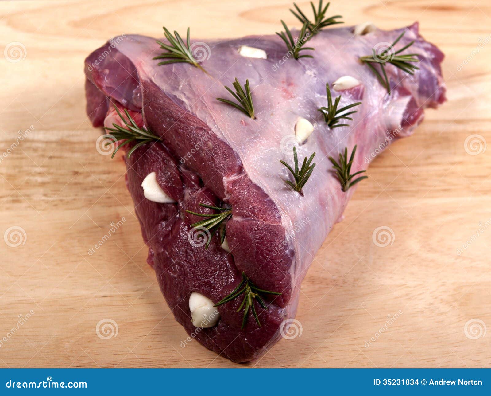 Leg of lamb stock photo. Image of food, board, meat, cook - 35231034