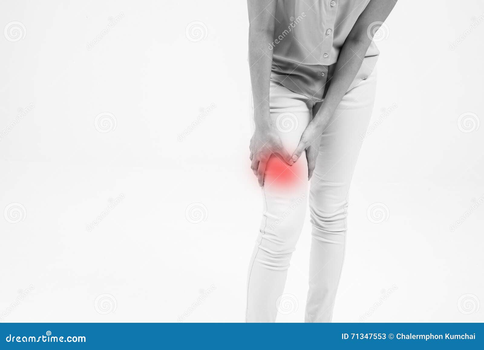 Leg Pain in a Woman stock image. Image of alone, calf - 71347553