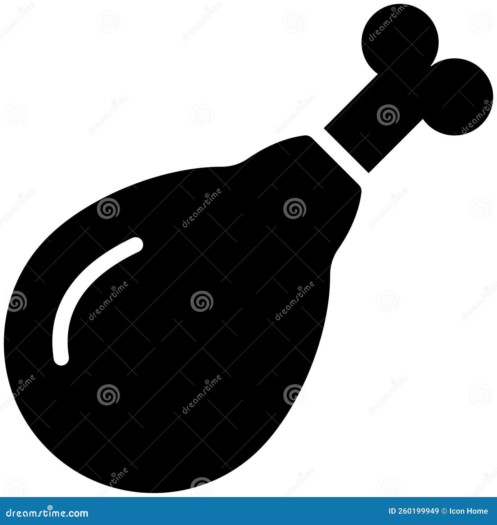 Leg Piece Vector Glyph Icon. Modern Glyph Symbols. Collection of ...