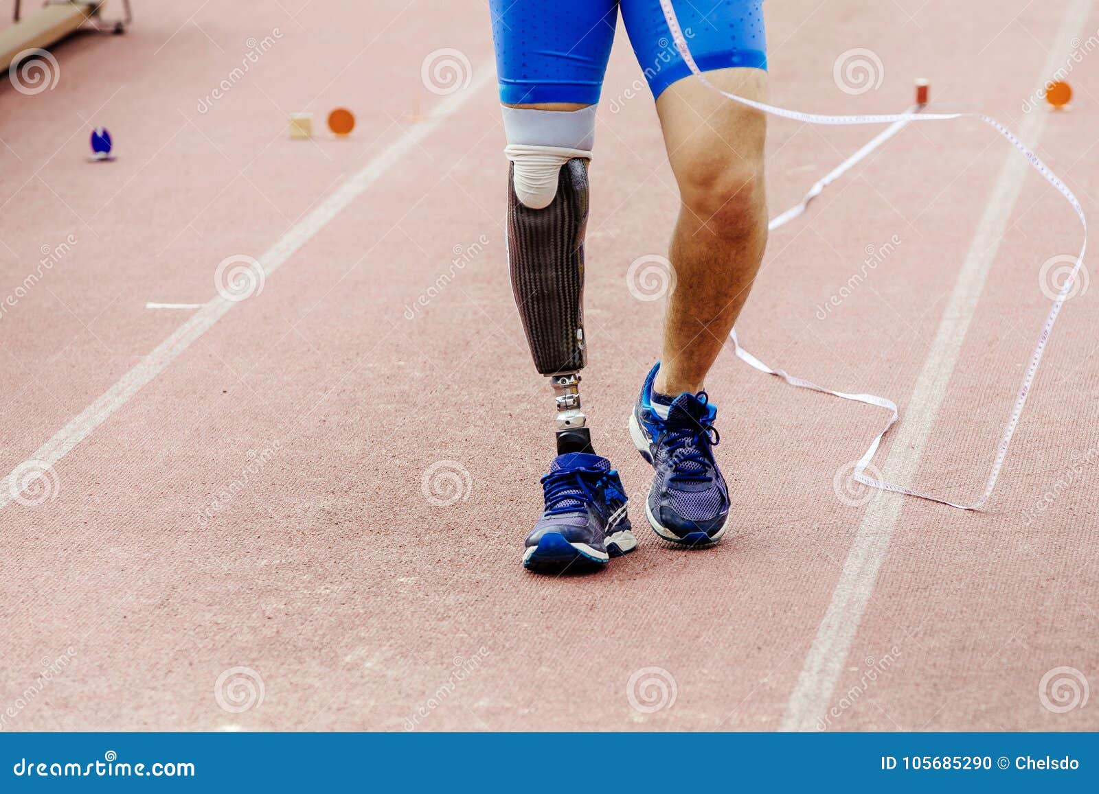 Leg Prosthetic of Athlete Paralympic Stock Photo - Image of stadium ...