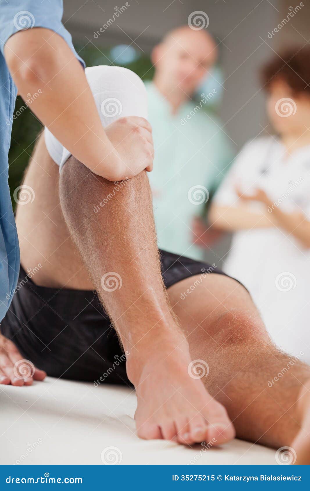 Leg rehabilitation stock image. Image of knee, problem - 35275215