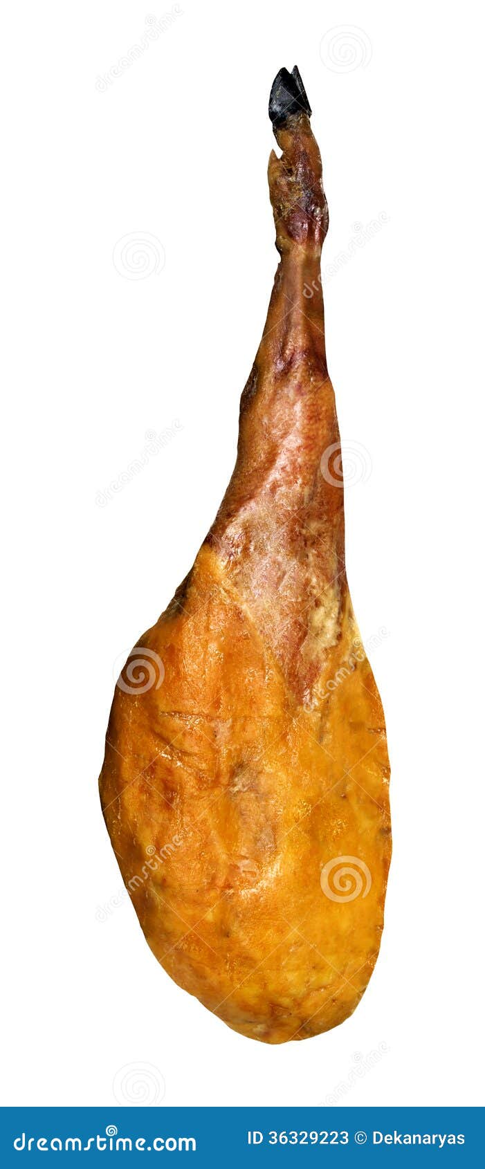 Leg of spanish serrano ham stock image. Image of hang - 36329223