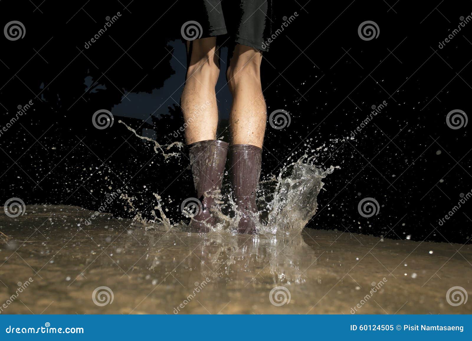Leg water rain stock image. Image of water, rain, people - 60124505