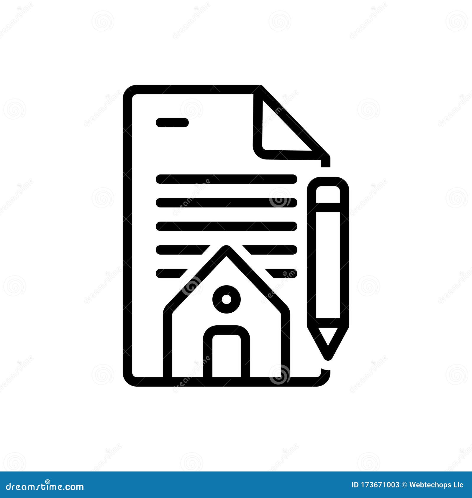 Black Line Icon for Legacy, Inheritance and Bequest Stock Vector ...