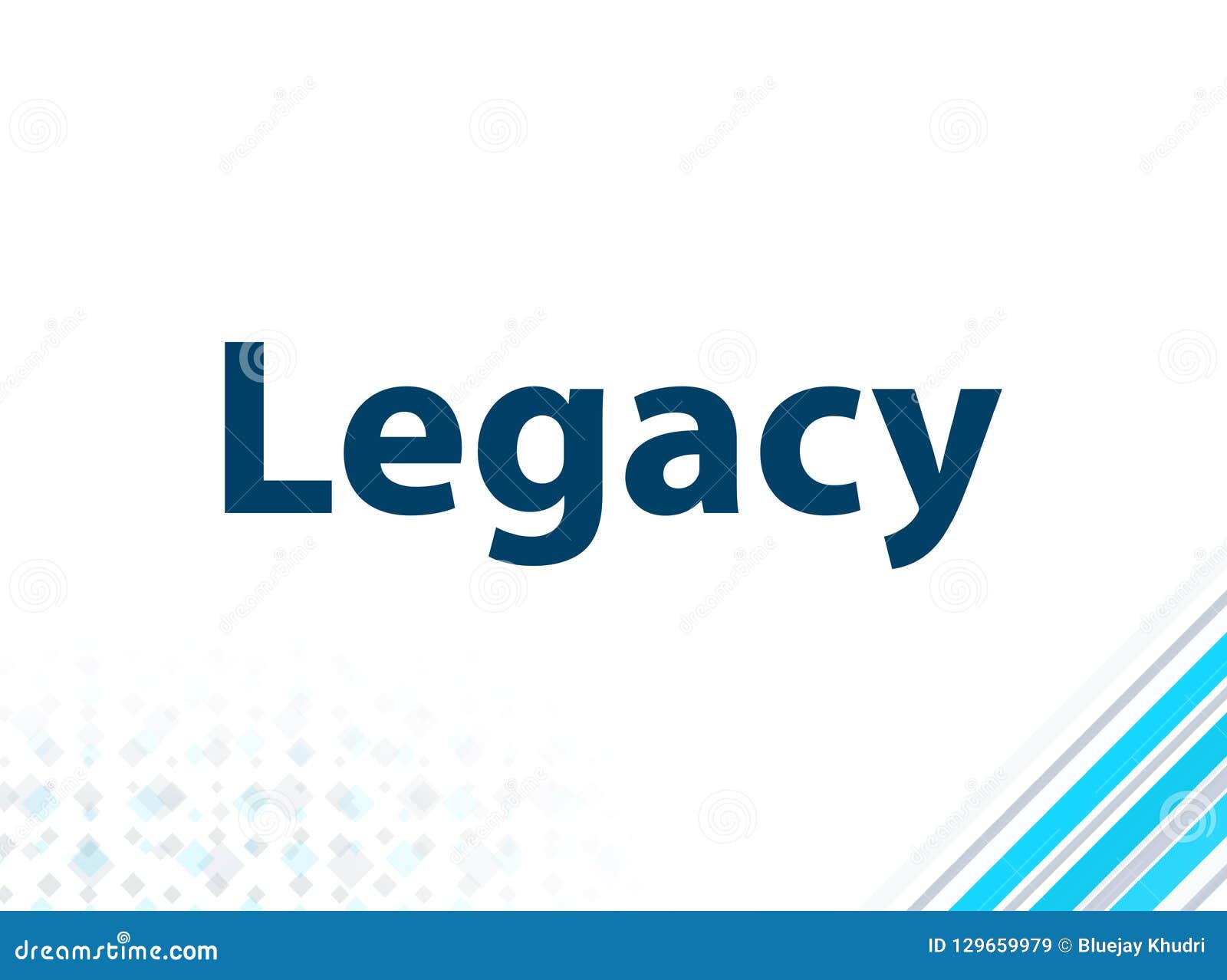 Legacy Modern Flat Design Blue Abstract Background Stock Illustration ...